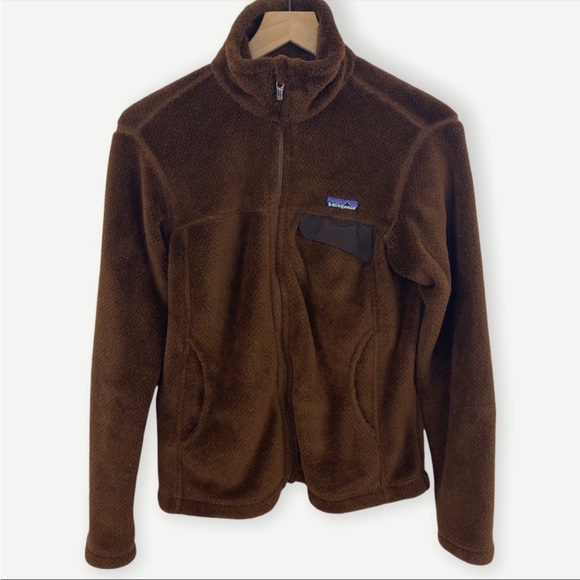 Patagonia | Jackets & Coats | Patagonia Brown Polartec Retool Full Zip ...
